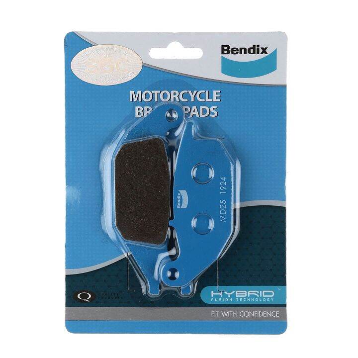 MD25 BENDIX BRAKE PADS SUZUKI RAIDER 150(CARB), XRM Trinity, SHOGUN 125 ...