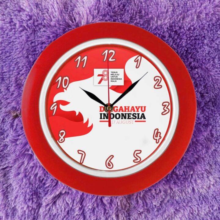 Jam Dinding Edisi Spesial HUT Kemerdekaan Indonesia | Lazada Indonesia