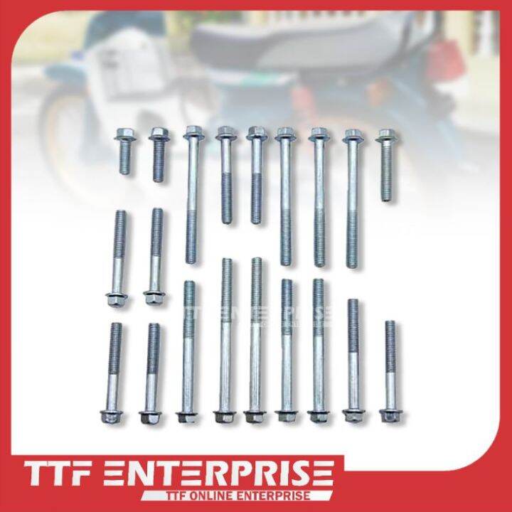HONDA GBO ENGINE BOLT SET ENGINE SCREW (COMPLETE) | Lazada
