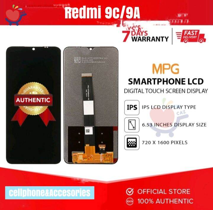 Smartphone LCD for Xiaomi Redmi 9C/9A Digital Touch Screen Display ...