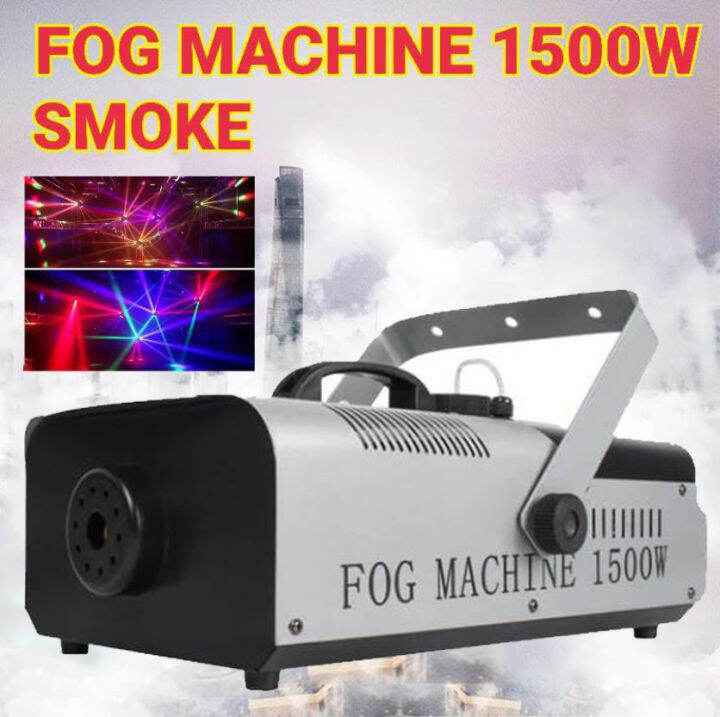 แชร์: Favorite (51) Smoke 1500W Fog machine สโมค1500W มีรีโมท เครื่องทำ ...