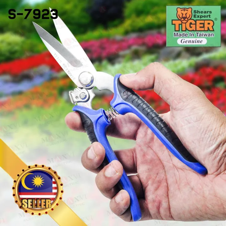 S-7923# TIGER GARDEN PRUNING SHEAR Made In Taiwan | Lazada
