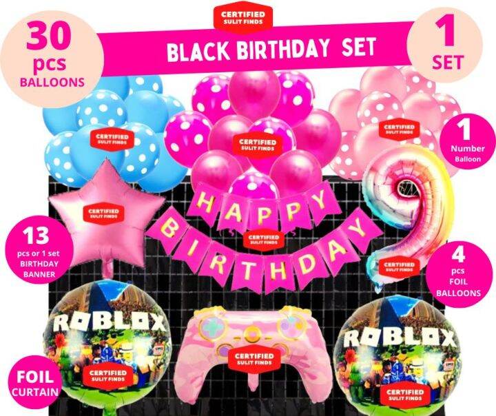 Roblox Decoration Set for Girls and Boys Roblox Birthday Theme Party ...