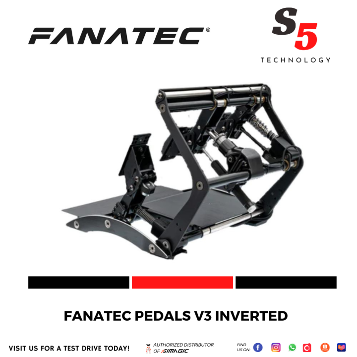 FANATEC CLUBSPORT PEDALS V3 INVERTED | Lazada Singapore