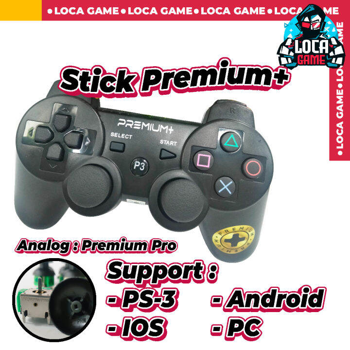 STICK STIK PS3 OP ORI PABRIK PREMIUM PLUS | PREMIUM+ HITAM | Lazada ...