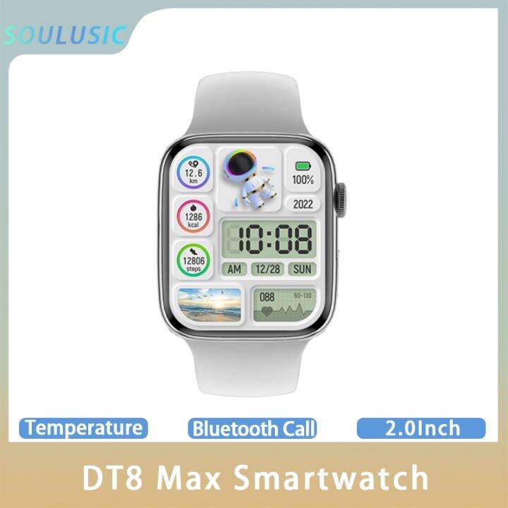 【LZ】 IWO Pro DT8 Max Smart Watch 2.0 Inch HD Screen Original for Men ...