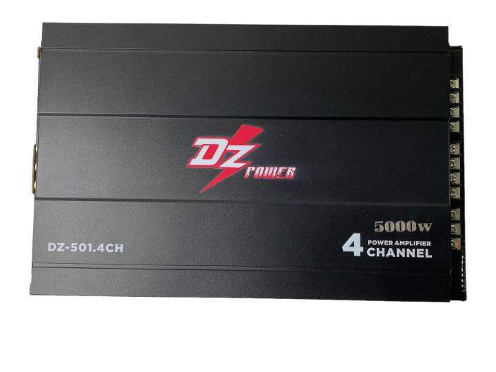 พาวเวอร์4ch 5000วัตต์ DZ-501.4CH ขับลำโพงเสียงกลางแหลม คลาสAB/4ch | Lazada.co.th