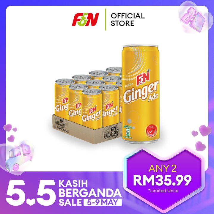 F&N Ginger Ade 325ML X 12 | Lazada