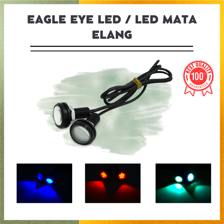 LAMPU LED MATA ELANG STROBO EAGLE EYE 6 MATA 12 VOLT | Lazada Indonesia