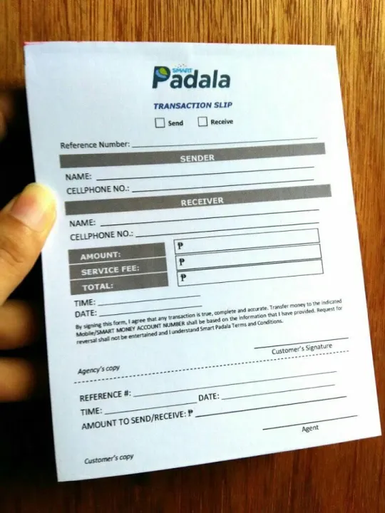 Smart Padala form/slip | Lazada PH