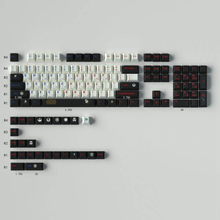 【Keycap Only】StarWars Theme Keycap Set 130 Keys Cherry Profile Five ...