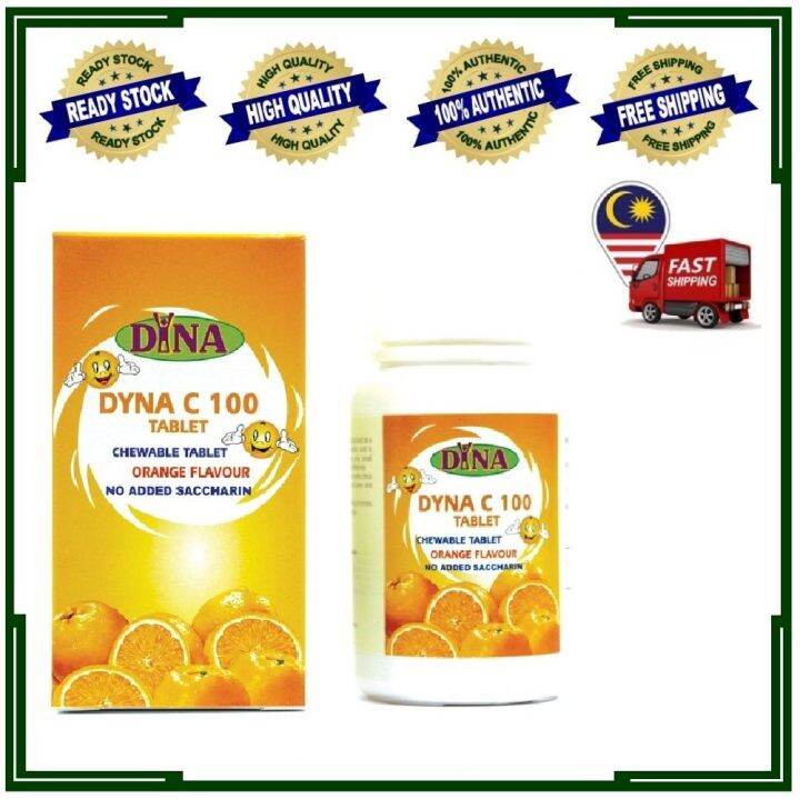 [D.I.] DYNA VITAMIN C 100 TABLET 维他命C100 150’s | Lazada