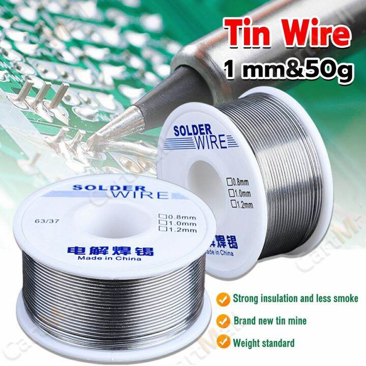 Tin Wire Melt Rosin Core Solder Soldering Wire Roll 1mm 50g | Lazada PH