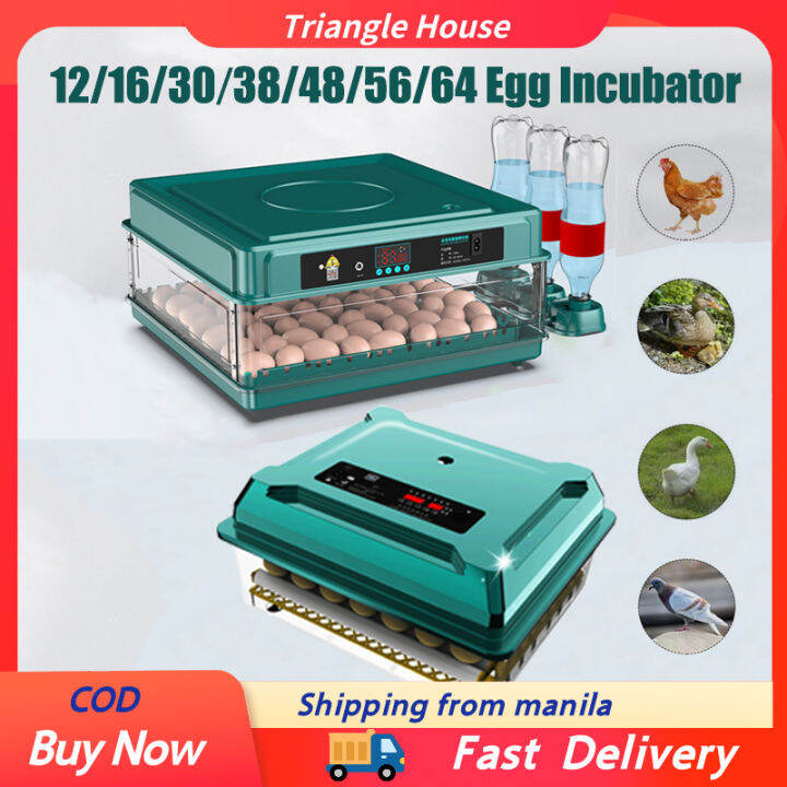 【DUAL POWER】1216303638485664 Eggs Fully Automatic Digital Incubator ...
