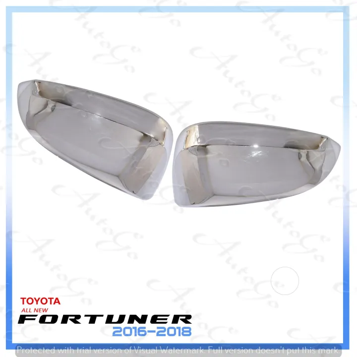 Toyota Fortuner 2016-2020 Side Mirror Cover (Chrome) | Lazada PH