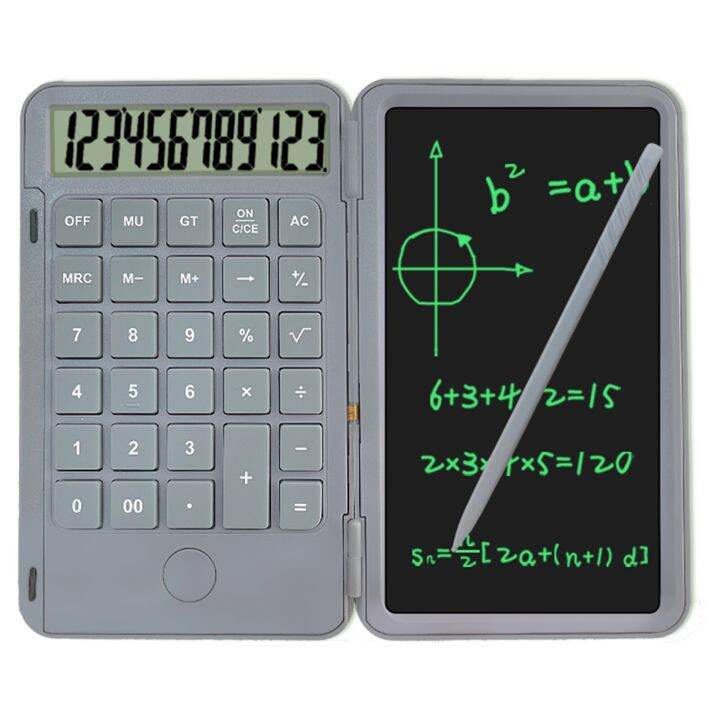 6.5 Inch Portable Calculator LCD Screen Writing Tablet Folding ...