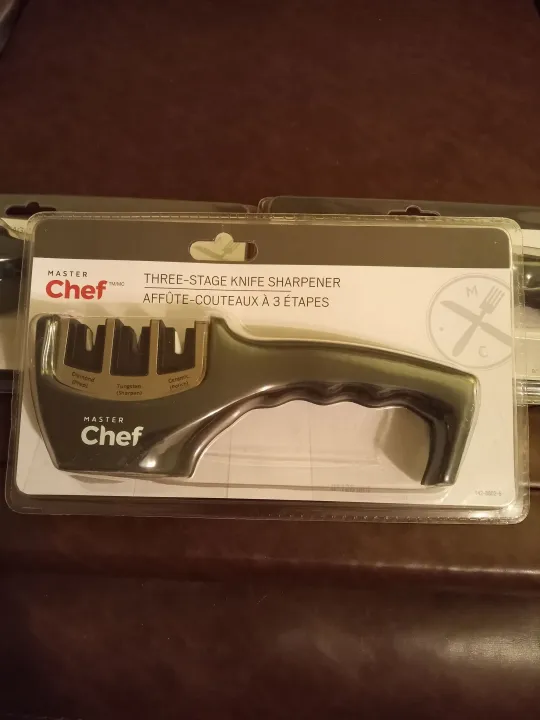 MASTER Chef Three-Stage Knife Sharpener | Lazada PH