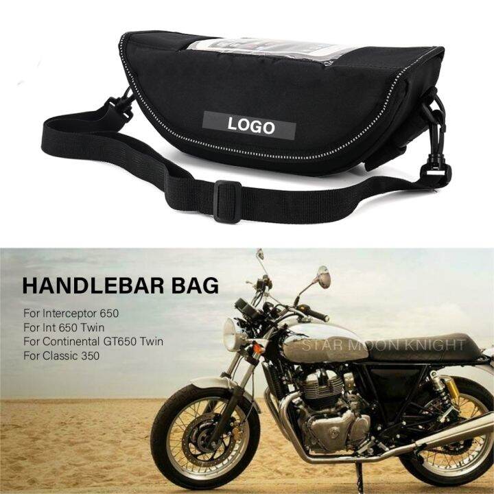 Motorcycle Waterproof Bag Storage Handlebar Bag For Royal Enfield ...