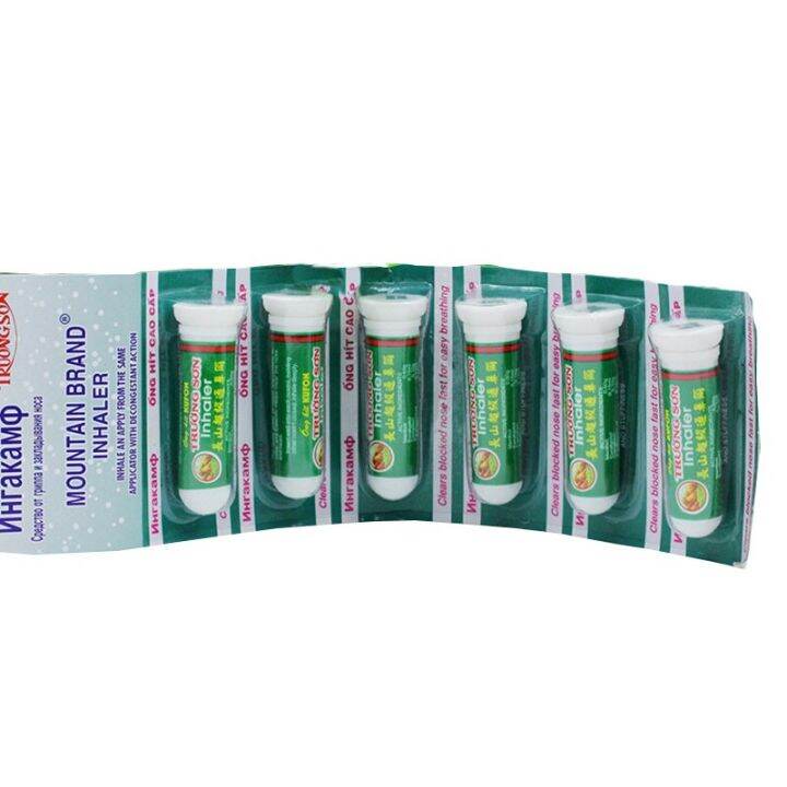 6pcs Vietnam Nasal Inhaler Nasal Smell Prevent Sunstroke Anti-influenza ...
