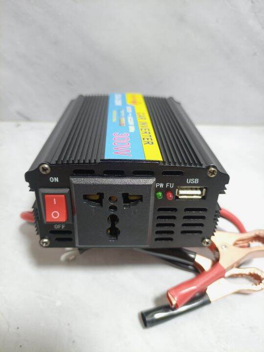 Power Inverter Sunpro SDA 300W 12v Inverter Mobil Pengubah Daya Listrik ...