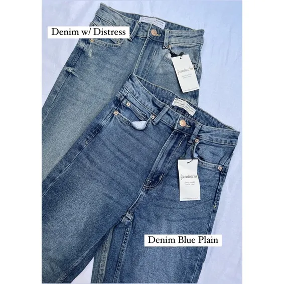 Stradivarius Slimfit Mom Jeans Sizes 28”-34" beautiful | Lazada PH