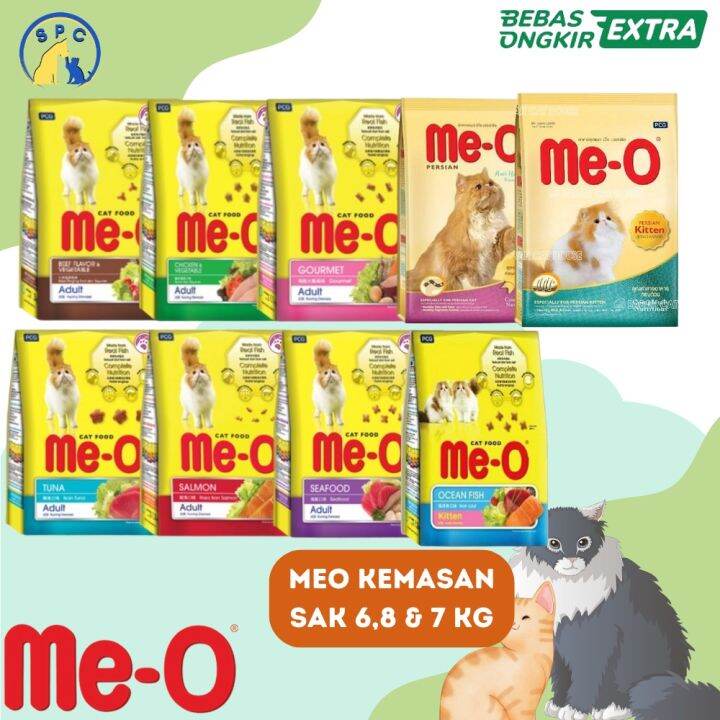 Meo Kitten 7 kg Sak Meo Cat Food Makanan Kucing Premium All Varian ...