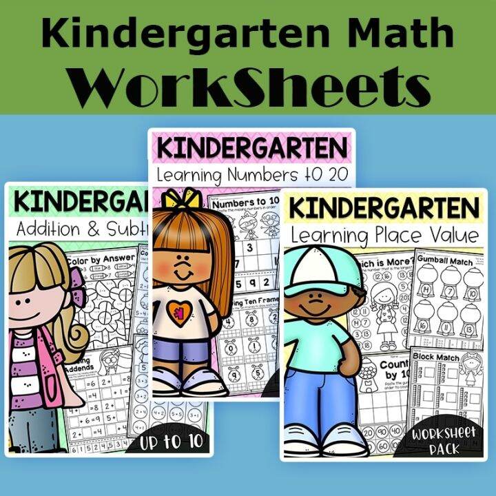 Preschool Kids Math Numbers Additiion and Subtraction Worksheet Kids A4 ...