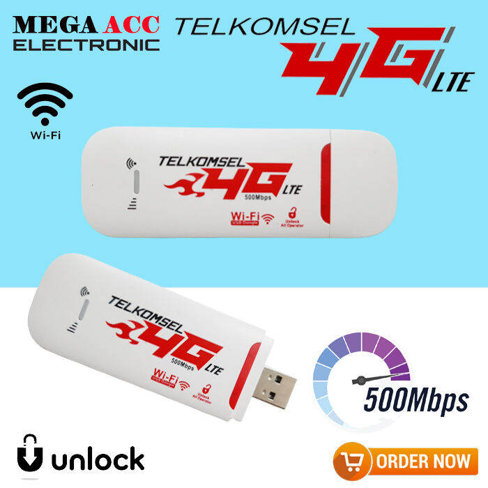 Modem Telkomsel USB 4G LTE WIFI Xidol K5188 500Mbps -Unlock | Lazada ...