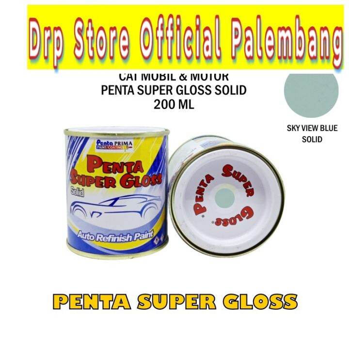 CAT PENTA SKY VIEW BLUE 1487 200cc - penta super gloss blue - cat biru ...