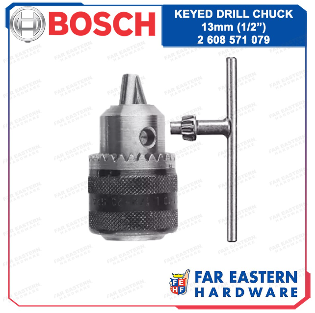 BOSCH Drill Chuck w/ Key 13mm 2 608 571 079 RBAC | Lazada PH