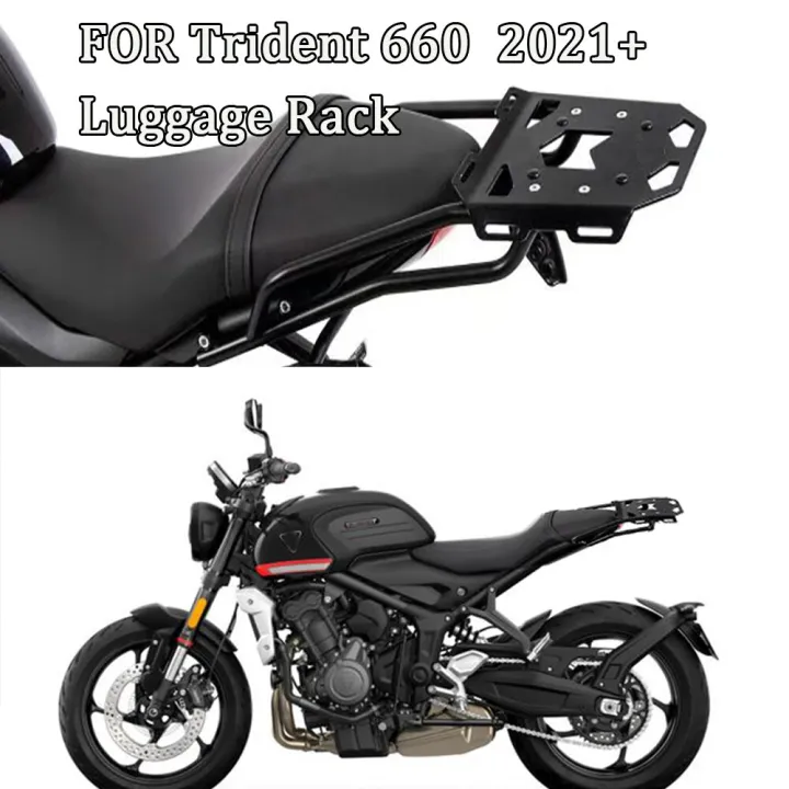 Motorcycle Storage Rack Rear Luggage Rack Extension Bracket For Trident ...