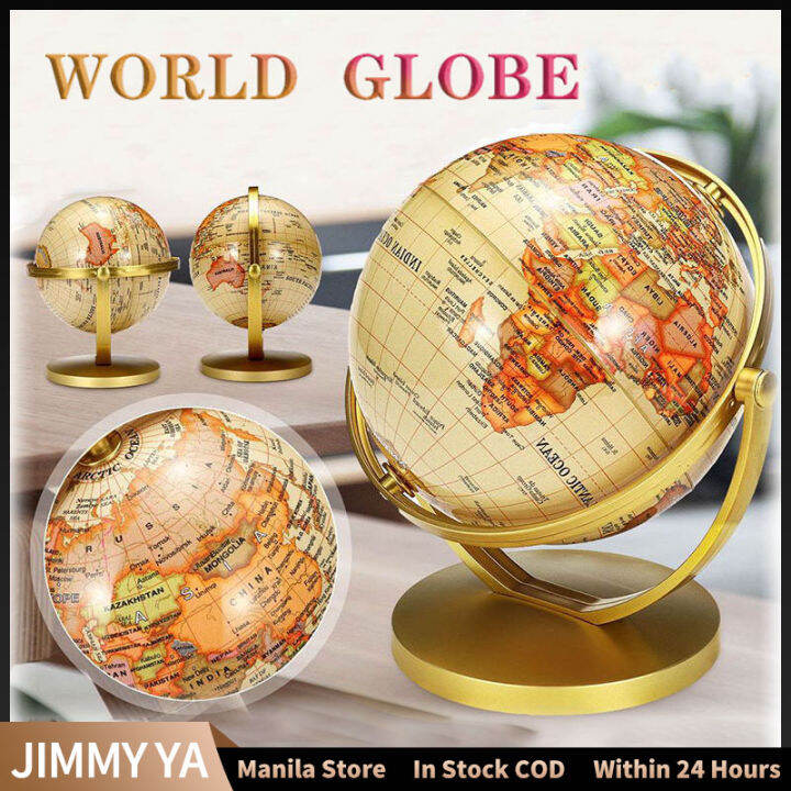 【In stock】 retro style 360° rotating globe rotating map earth geography ...