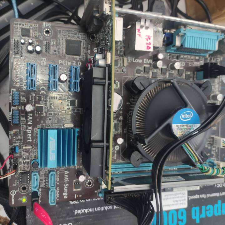 ชุดมัดรวม เมนบอร์ด asus p8 h61 1155 มัดรวม cpu i5 2400 แรงๆ แถมซิงค์ ...