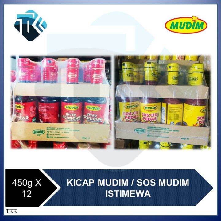 SOS CILI / KICAP MUDIM 450G X12 (Carton) | Lazada