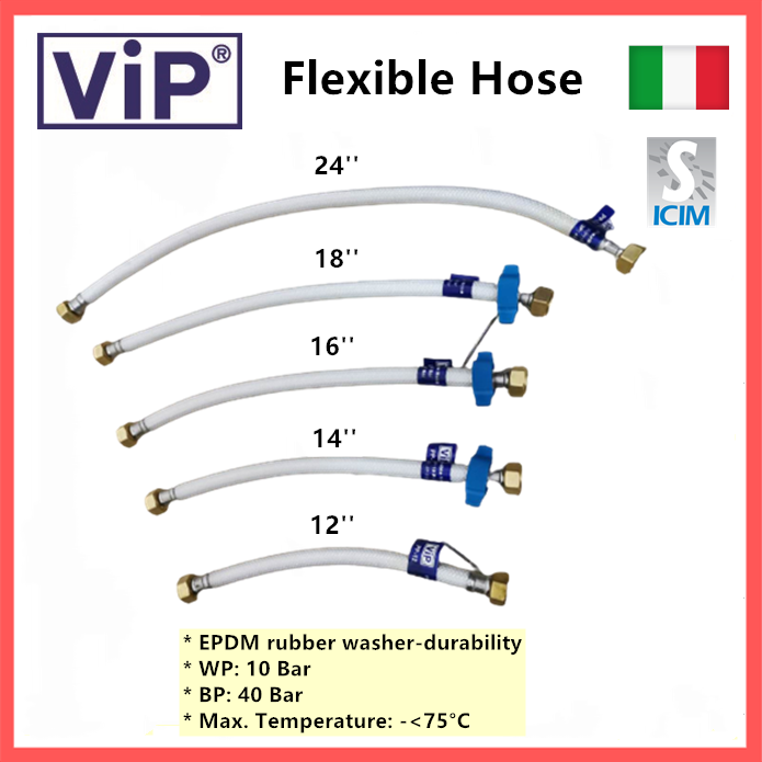 VIP Flexible Hose (24'', 18'', 16'', 14'', 12'') | Lazada