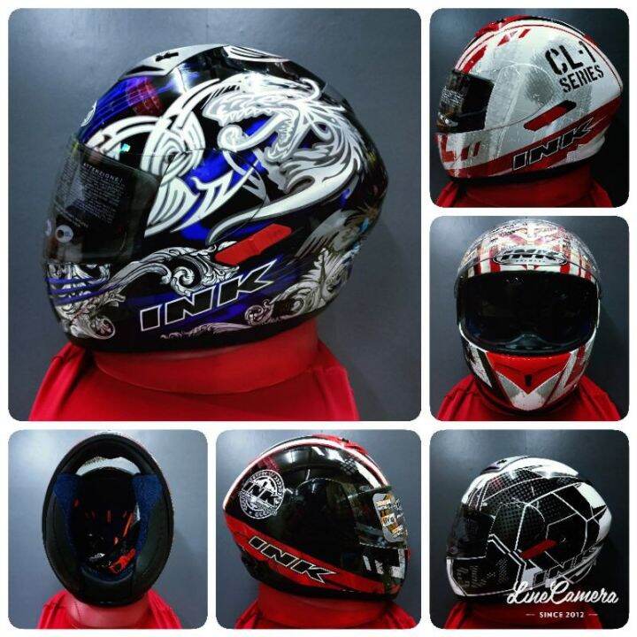 Helm Full Face INK CL 1 KACA DOUBLE VISOR | Helm Pria | Helm Murah ...