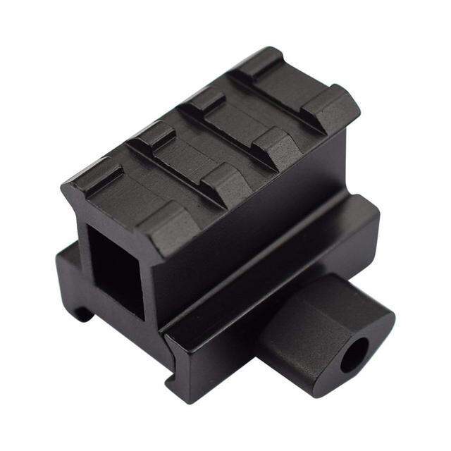 Tactical 3 Slot Flat-riser Base Rail Scope Mount Picatinny Rail Riser ...