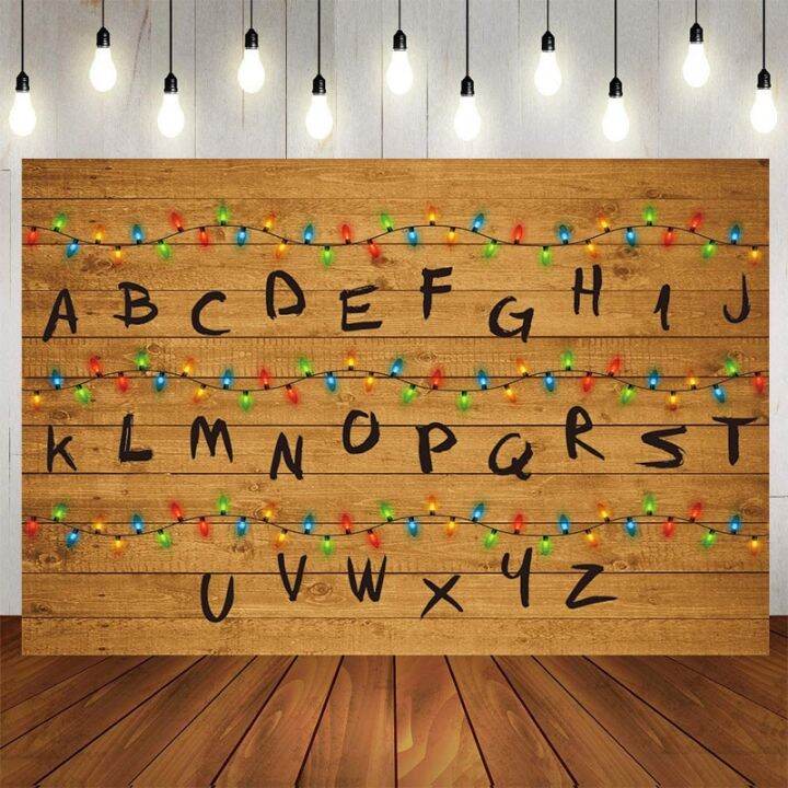 Custom Stranger Things Theme Circle Background Banner Supplies Birthday ...