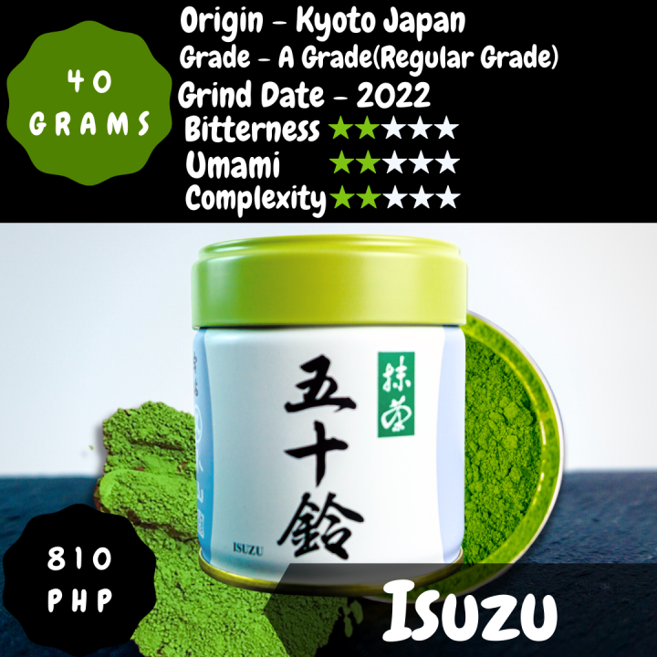 Isuzu MATCHA GREEN TEA POWDER Uji Ceremonial Grade Authentic from Japan | Lazada PH