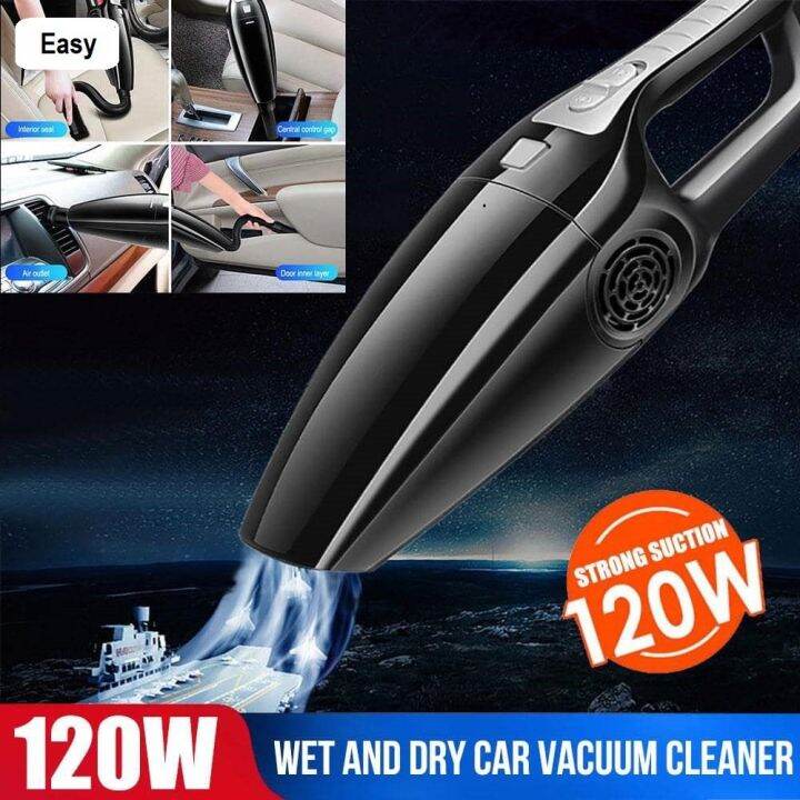 Portable Multifunction Car Vacuum Cleaner 12V Powerful Suction Wet ...