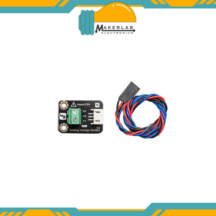 Dfrobot Gravity Analog Voltage Divider V2 Compatible For Arduino Microcontroller Lazada Ph