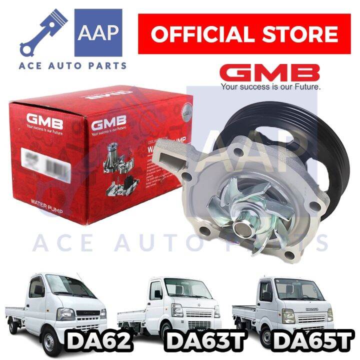 GMB Water Pump Assembly for Suzuki Multicab/Transformer DA62, DA63T, DA65T K6A Engine | Lazada PH
