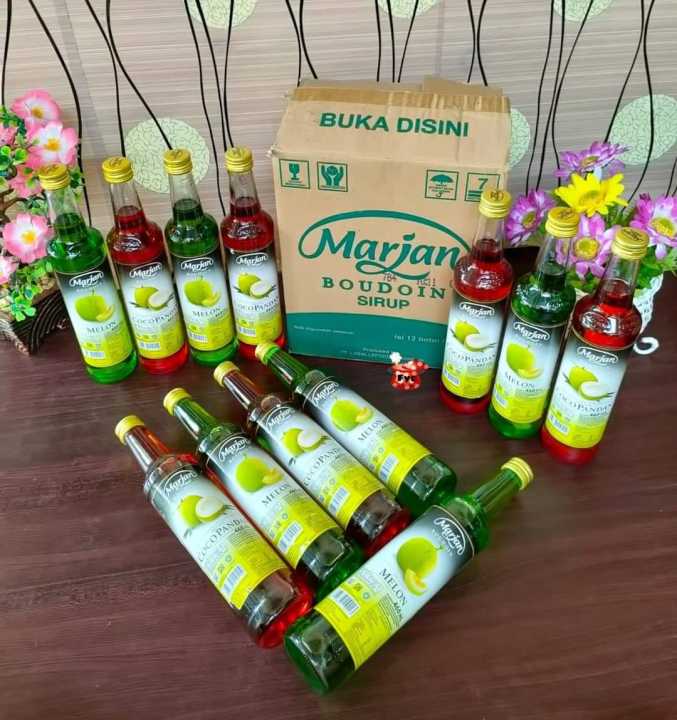 Sirup Marjan Boudoin 460ml Marjan Sirup Cocopandan Melon 460 Ml