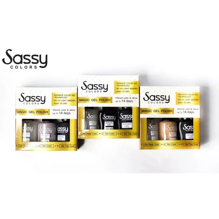 Sassy Colors Magic Nail Polish Gel Set | Lazada PH