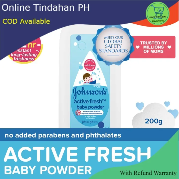Johnson's Active Fresh Baby Powder 200g | Lazada PH