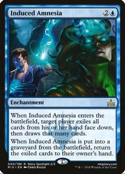MTG Singles: Induced Amnesia (Rare Blue Enchantment) - Magic: the ...