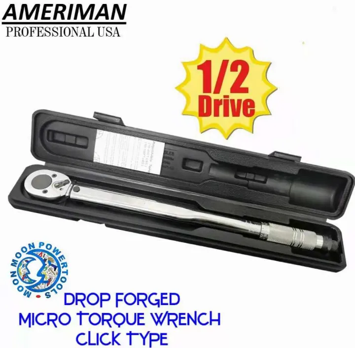 Ameriman micro troque wrench 1/2'' drive 150ft/lbs w/ lock | Lazada PH