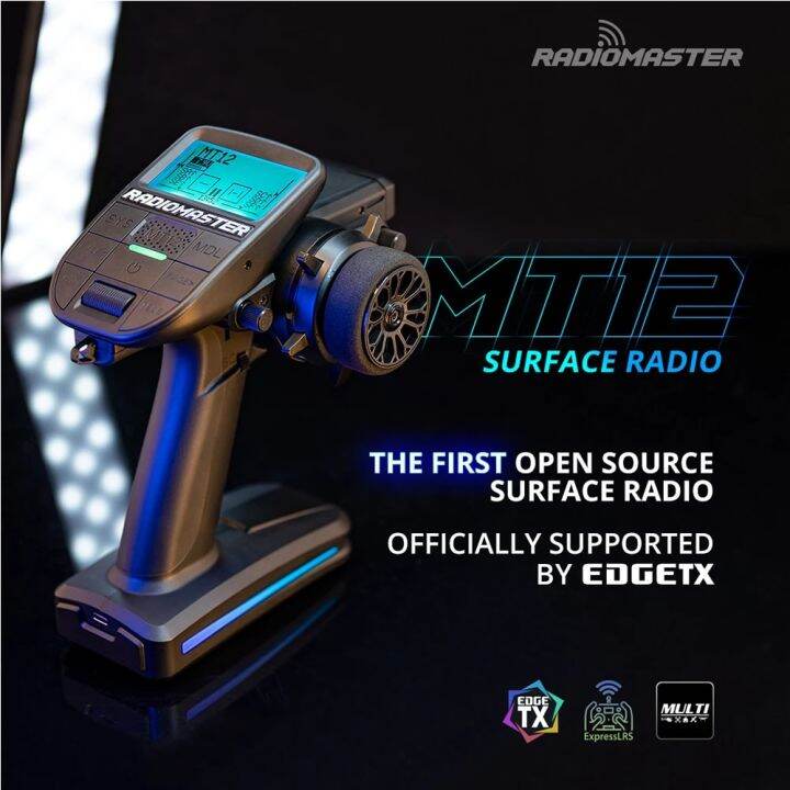 RadioMaster MT12 Control Edgetx open Source 2.4G ELRS Remote Control RC Car Model Ship Model ...
