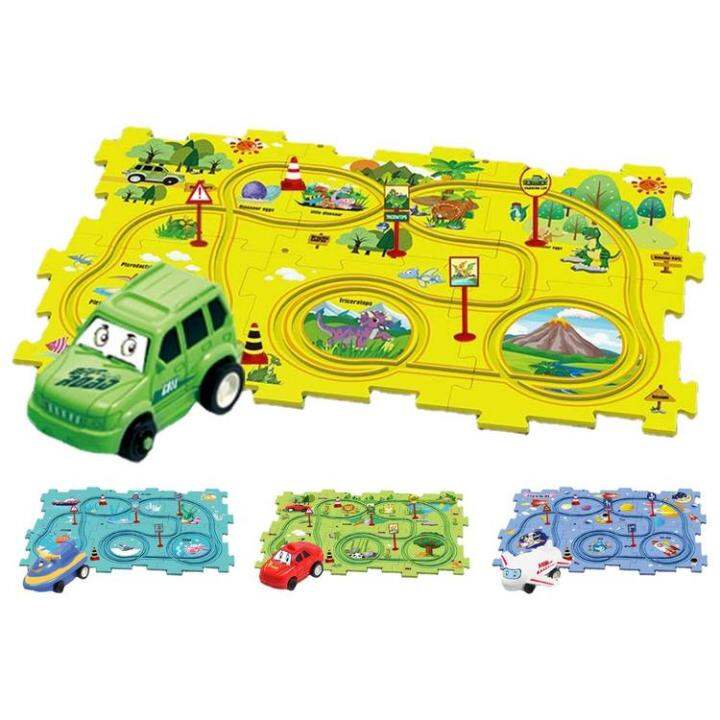 Rail Car Puzzle Durable and Funny Rail Car Track Toy Train Toys for ...