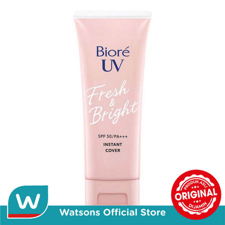 Biore UV Fresh & Bright SPF 50/PA+++ Instant Cover 30g | Lazada Indonesia